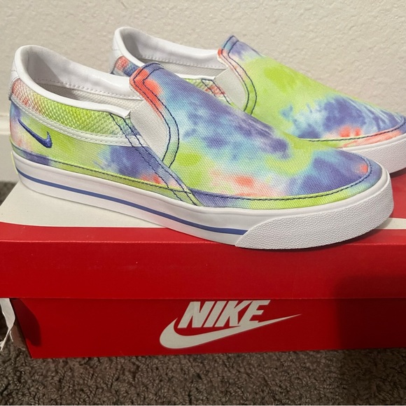 Nike | Shoes | Nib Nike Court Legancy Slip On Tye Dye | Poshmark